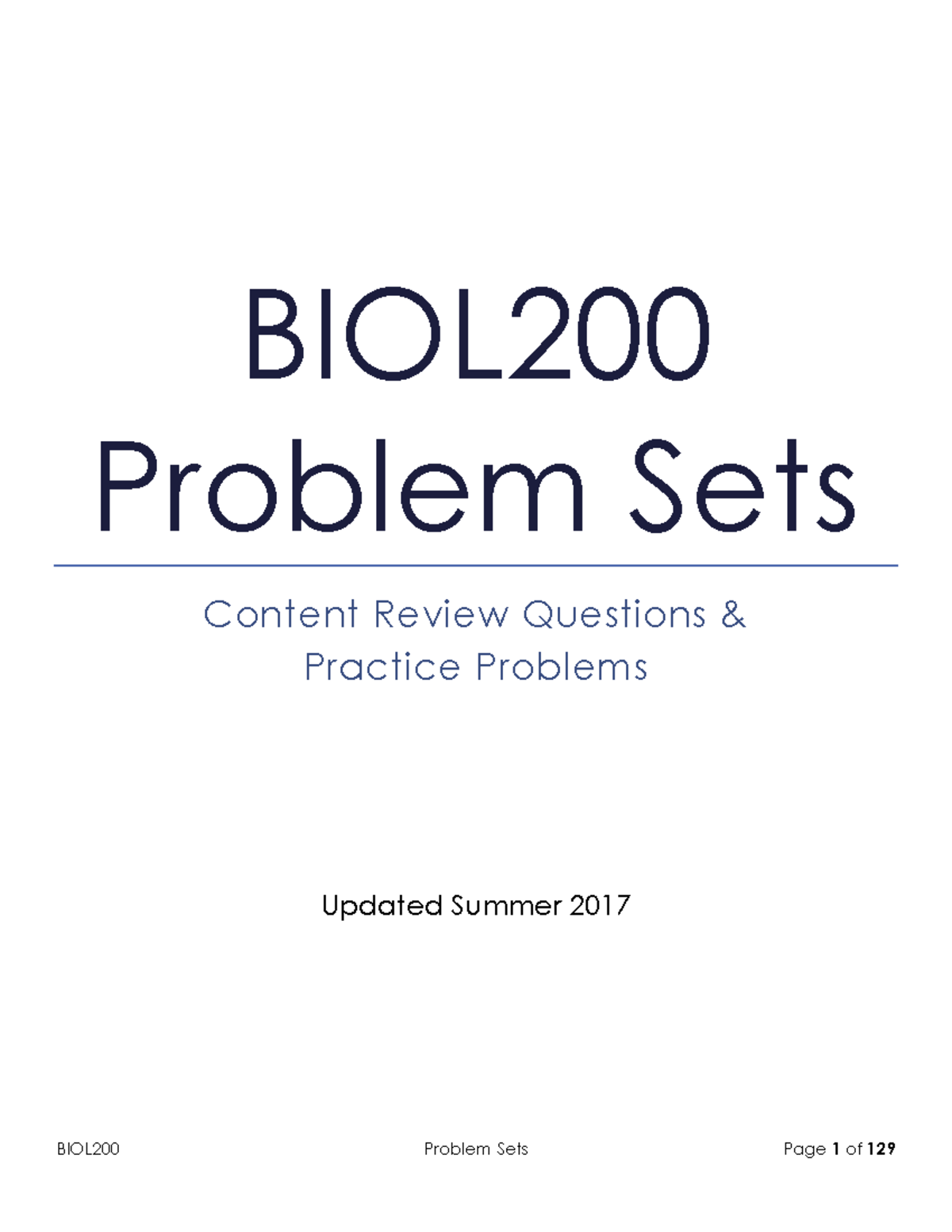U1 Problem Set - BIOL200 Problem Sets Content Review Questions &amp ...