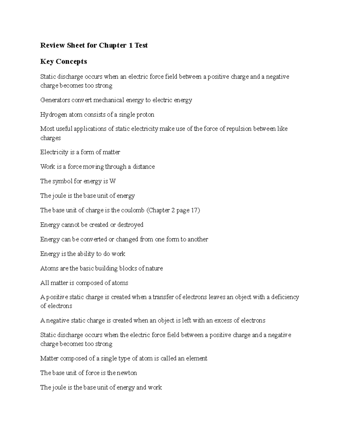 Chapter 1 Test Key Concepts - Studocu