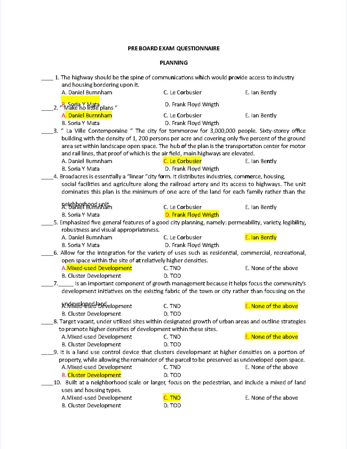 Urban-planning compress-1 - PRE BOARD EXAMPRE BOARD EXAM ...