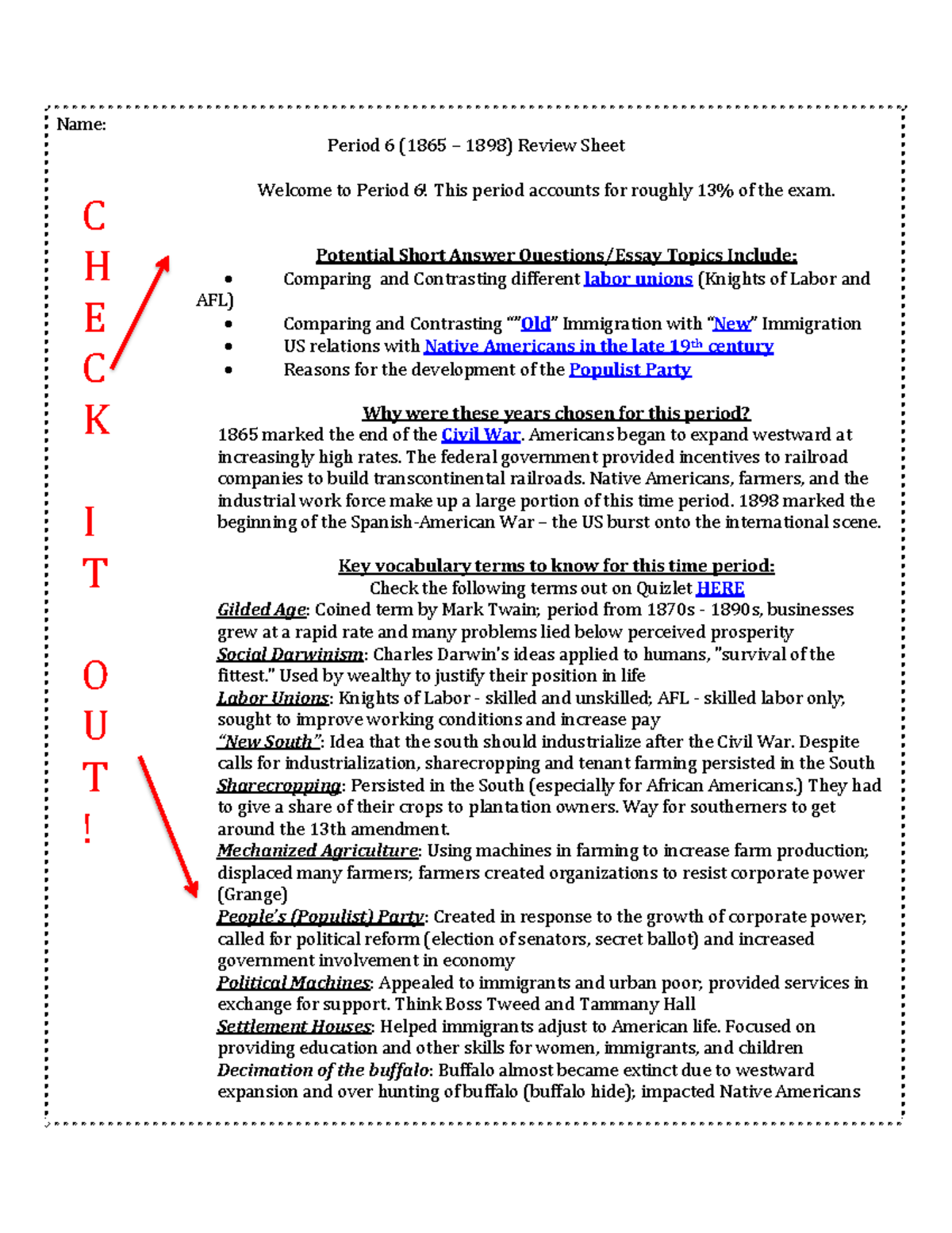 Apush 2022 Extra Credit Period-6-1865-–-1898-Review-Sheet - Name ...