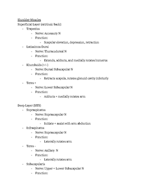 2222 Units 1-3 - Week 1: Introduction to Anatomy Anatomical Terms ...