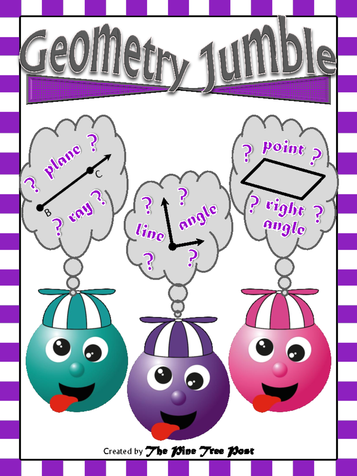 Geometry Jumble ACut Paste Activitywith Basic Geometry Terms-1 ...