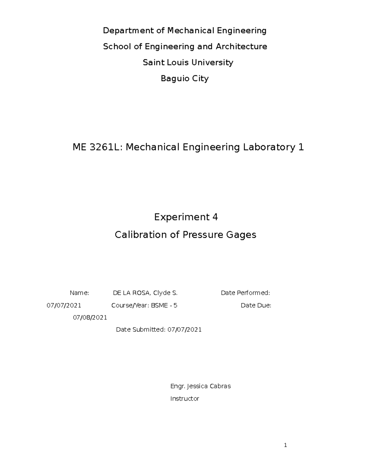 Laboratory and Research works in Mechanical Engineering - Department of ...