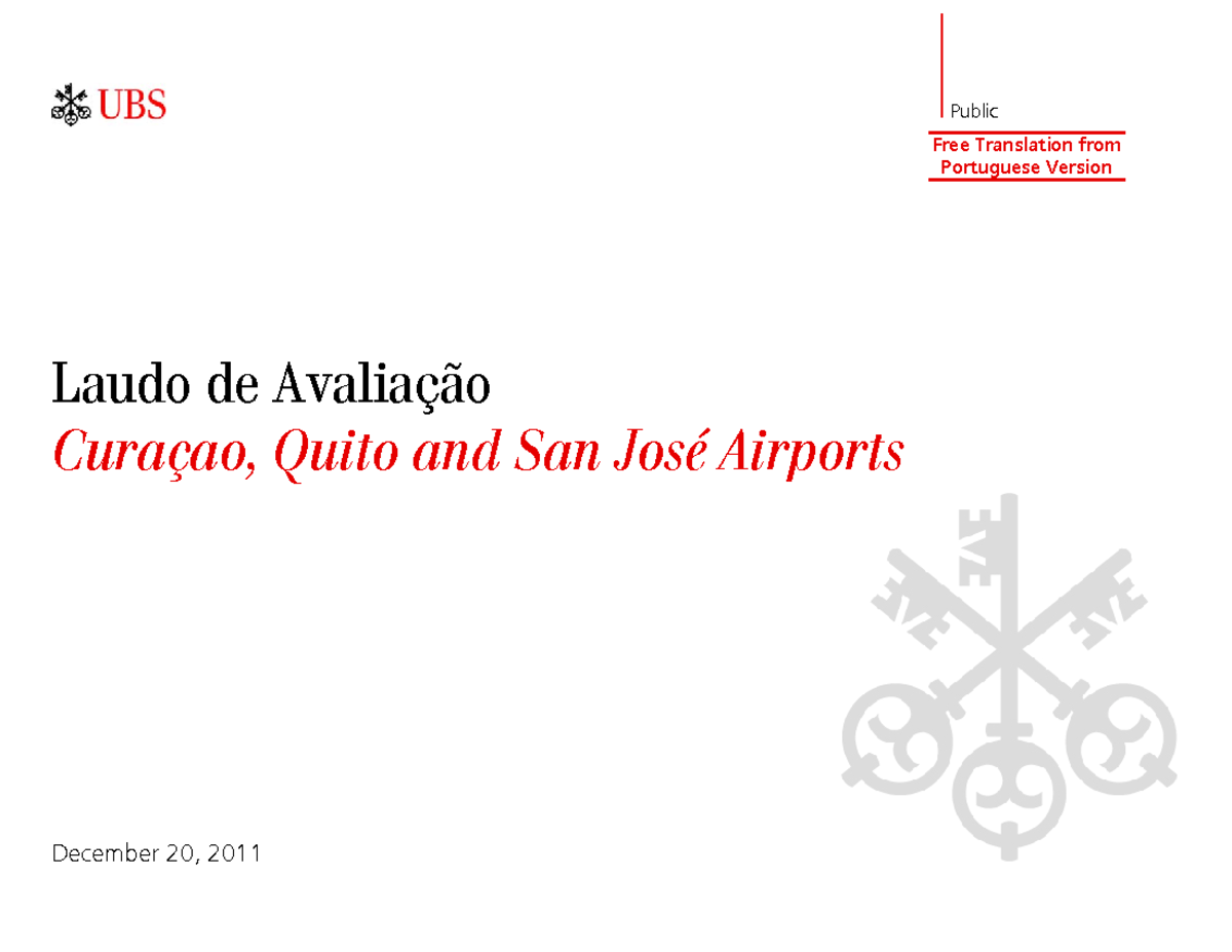 Airports UBS 123456 - FINC-UB 7 - NYU - Studocu