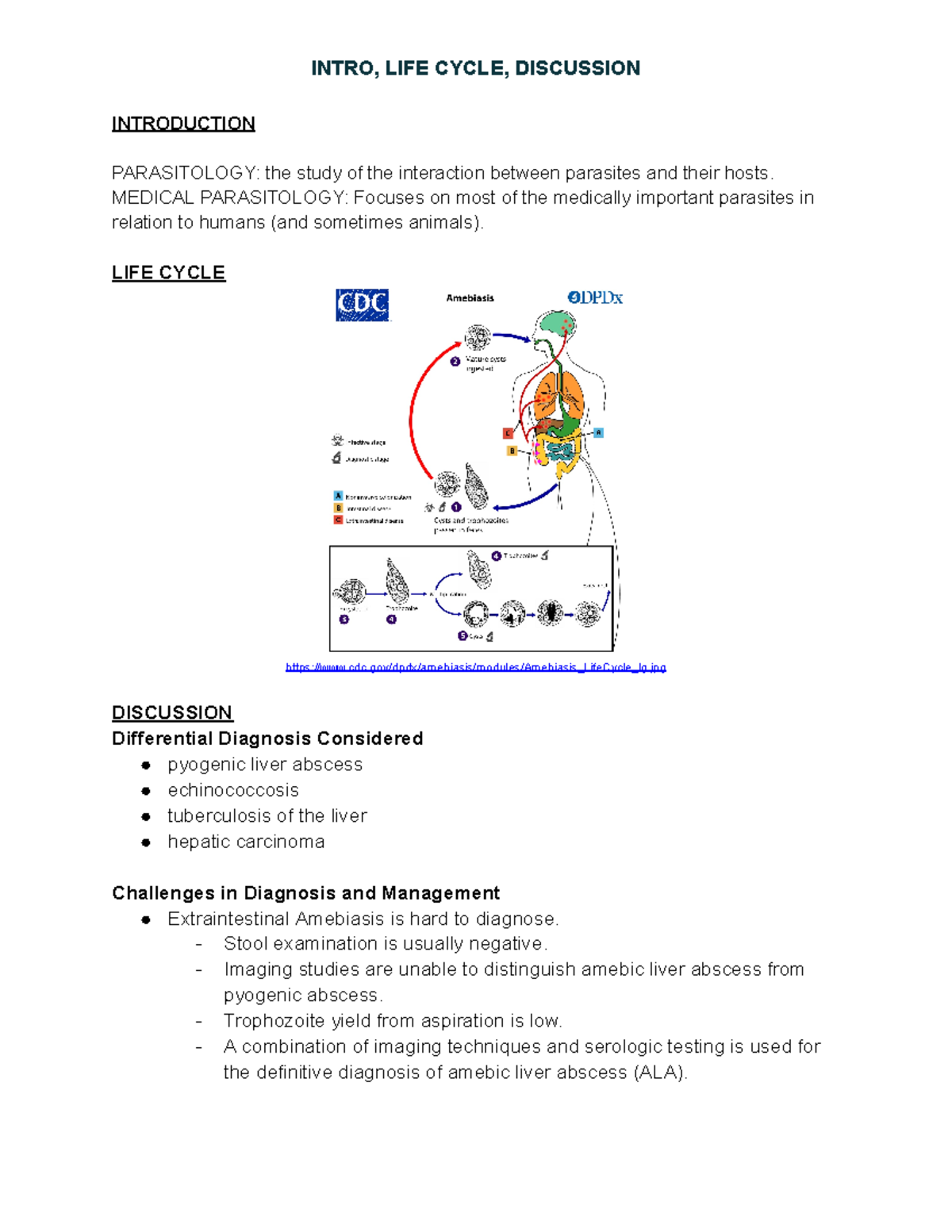 Intro, LC, Discussion - INTRO, LIFE CYCLE, DISCUSSION INTRODUCTION ...