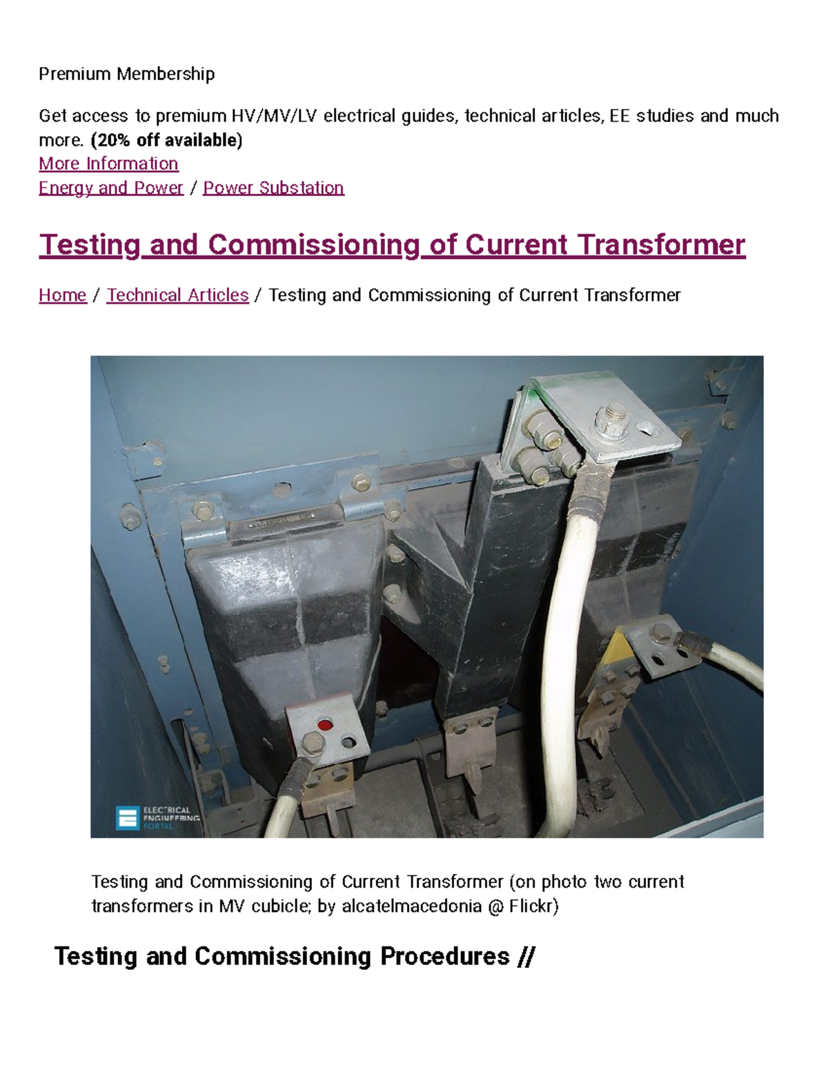440777776 Testing and Commissioning of Current Transformer pdf ...