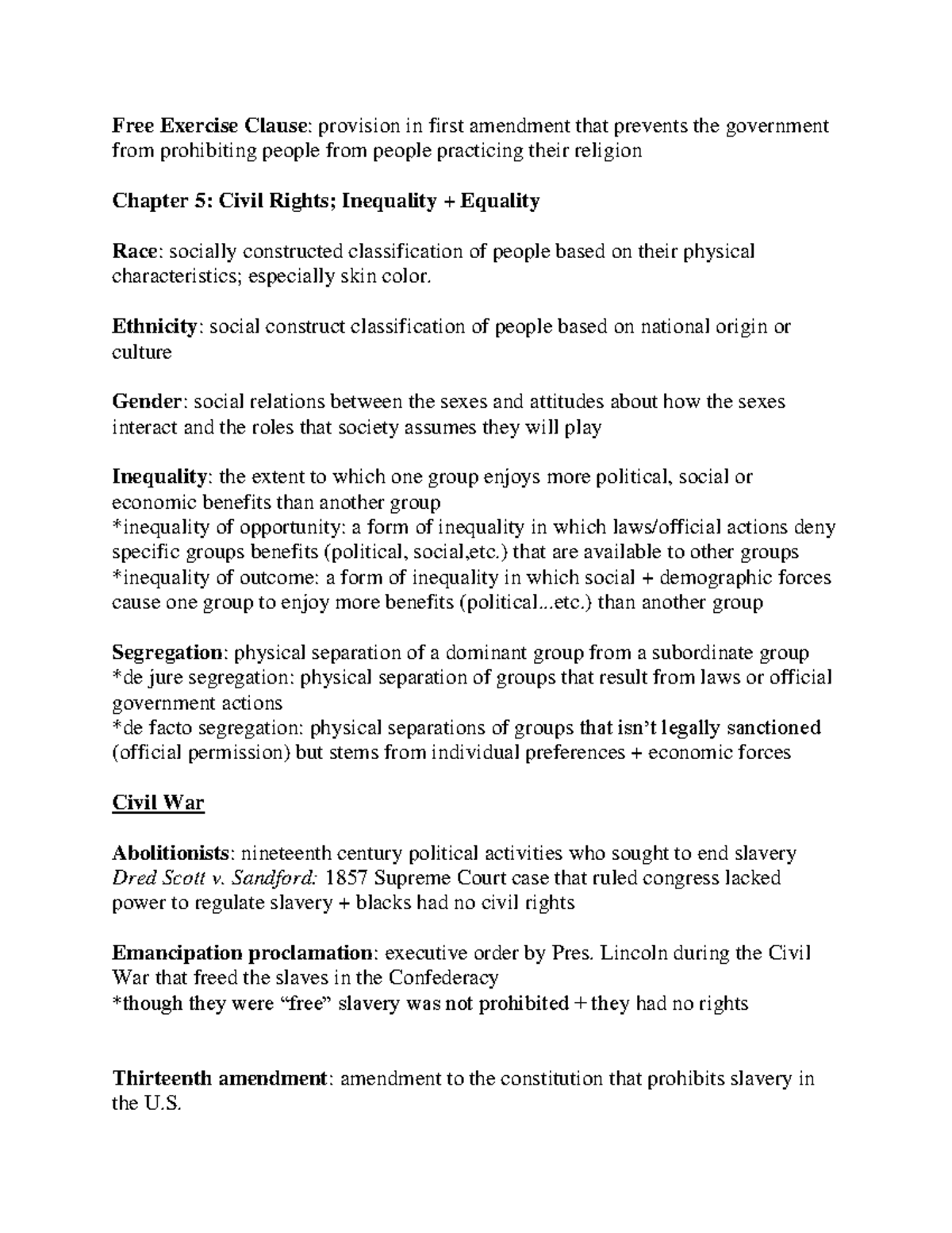 National Govt Notes - Chapter 5 - POLS 010 - Howard - Studocu