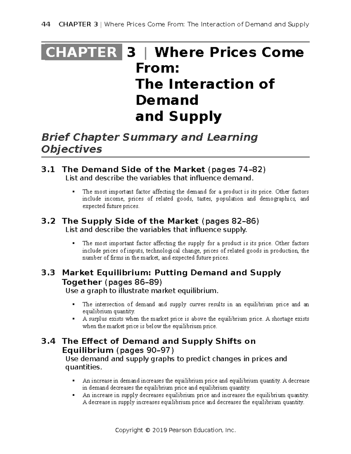 Hubbard Essentials 6e IM Ch03 - CHAPTER 3 | Where Prices Come From: The Interaction of Demand ...