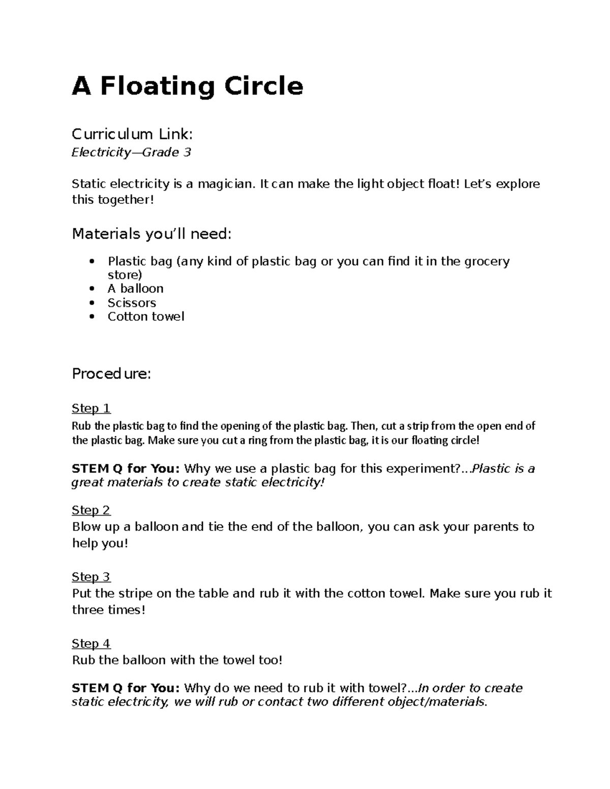 A Floating Circle - Assignment for study materials - A Floating Circle ...
