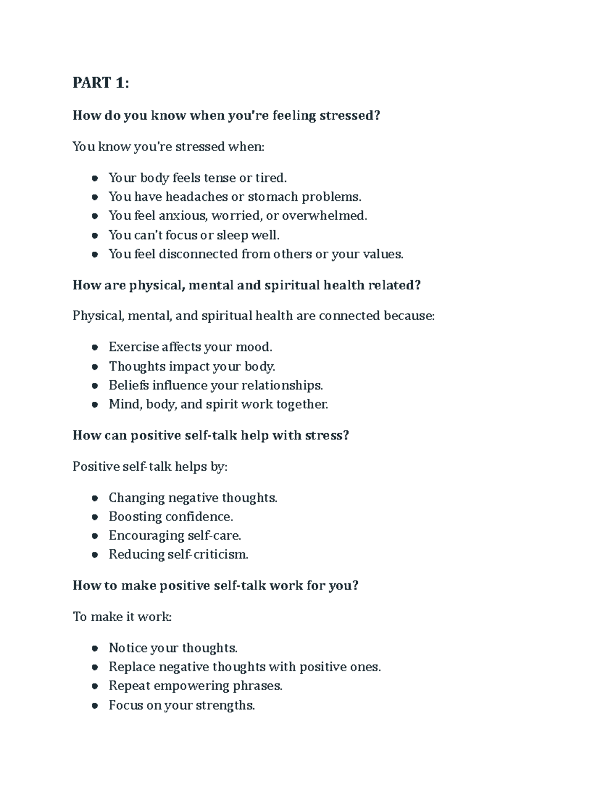 Instructions for a Bad Day - PART 1: How do you know when you're ...