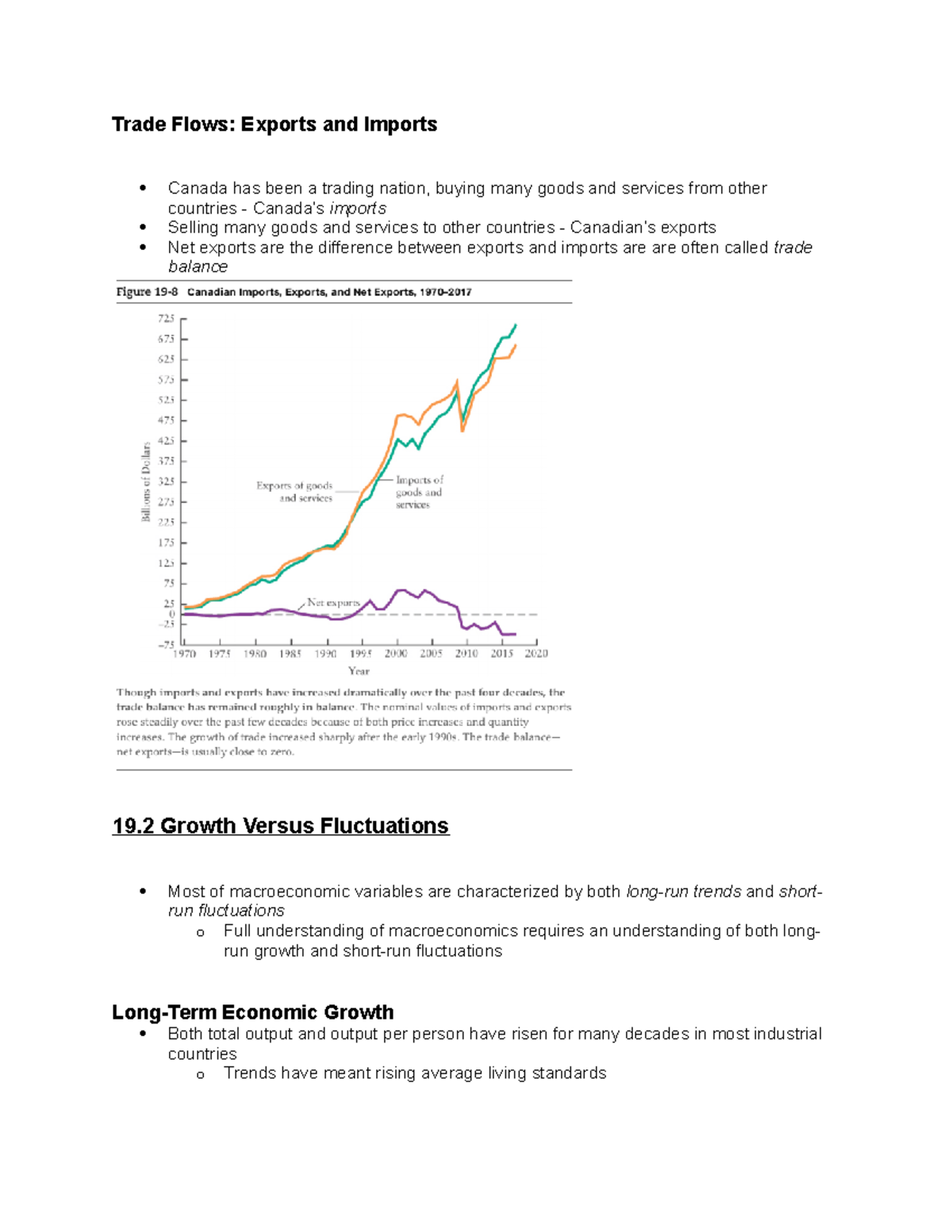 Chapter 6 - lecture notes - Trade Flows: Exports and Imports Canada has ...