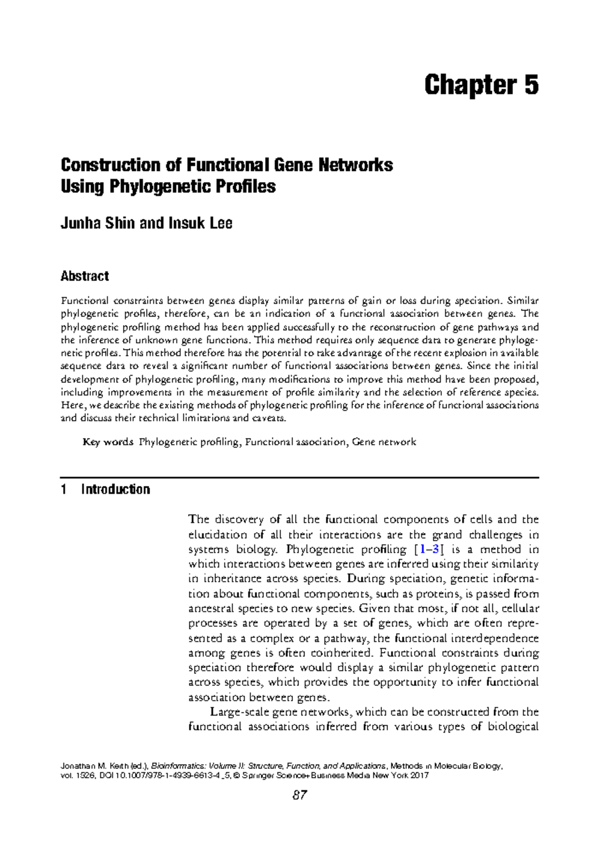 Fundamentals of Bioinformatics-32 - Chapter 5 Construction of ...