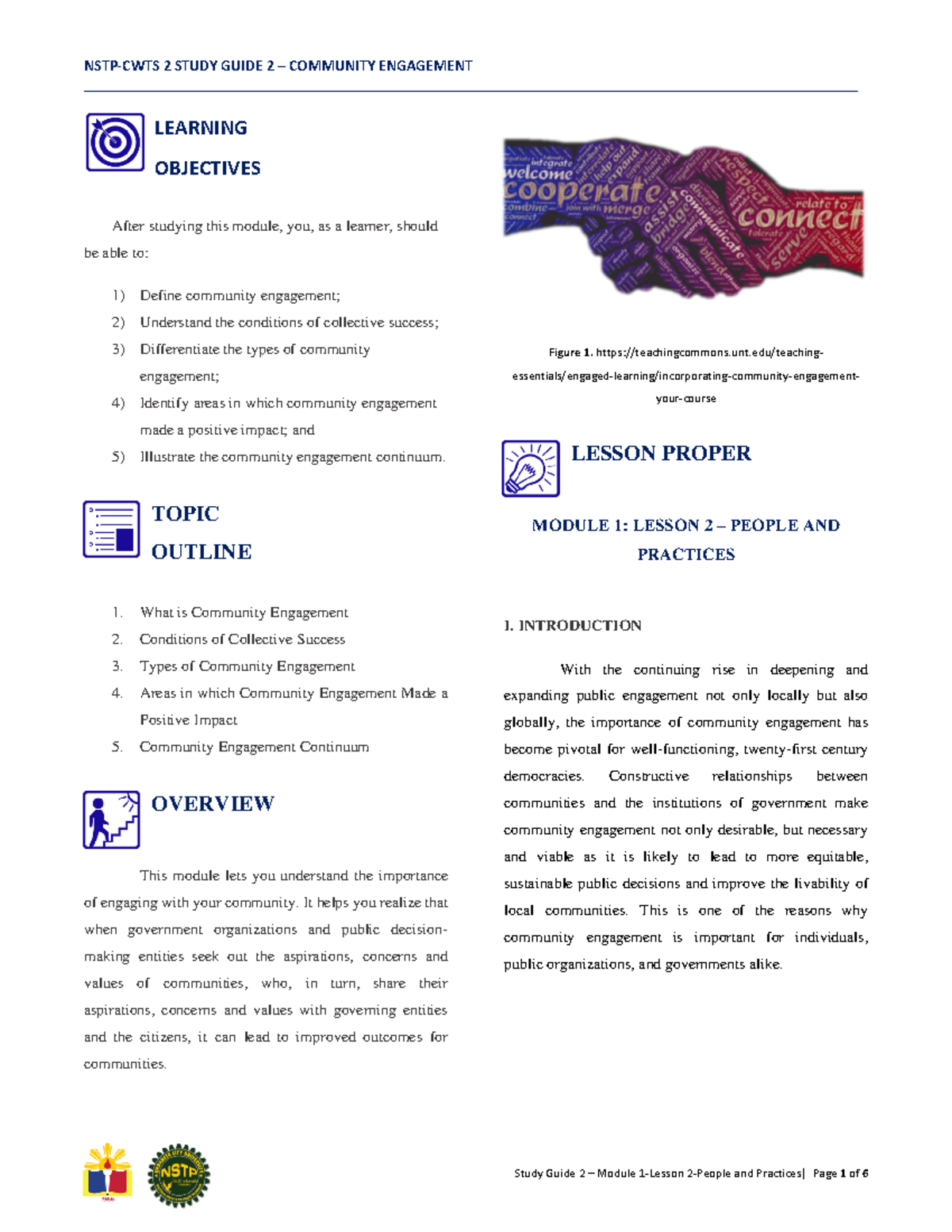 Community- Engagement- Study- Guide-2- Lesson-2- People-AND- Practices ...