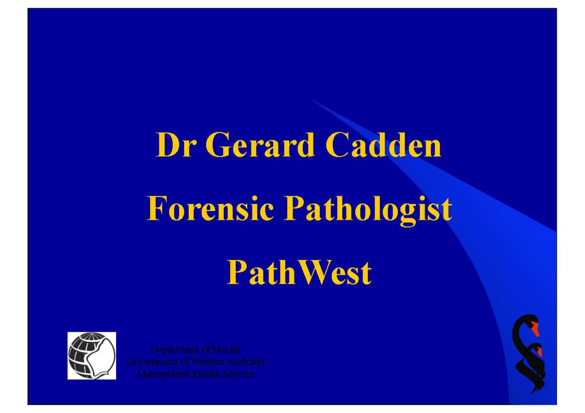 BIO315-2019 Injuries Cadden - Dr Gerard Cadden Forensic Pathologist ...