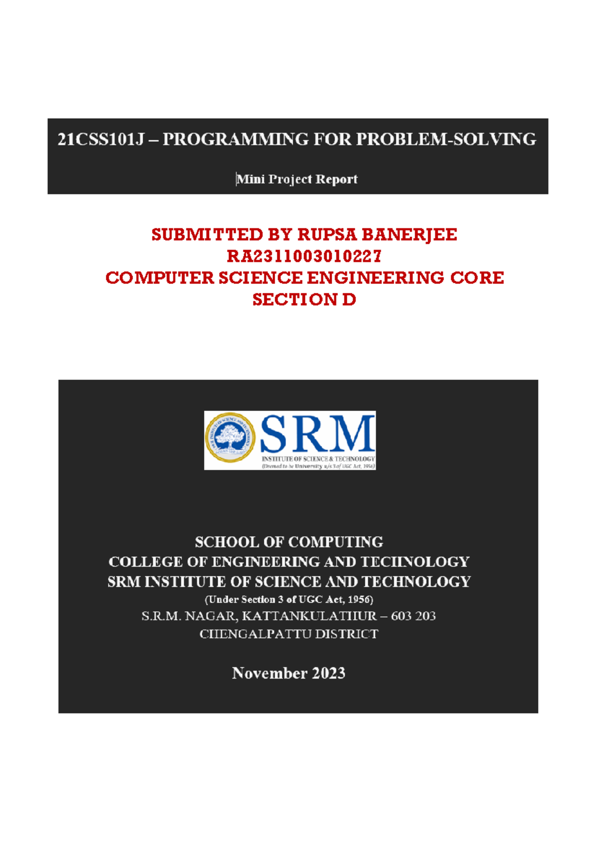 RA2311003010227 - stock trading system project for PPS - SUBMITTED BY ...