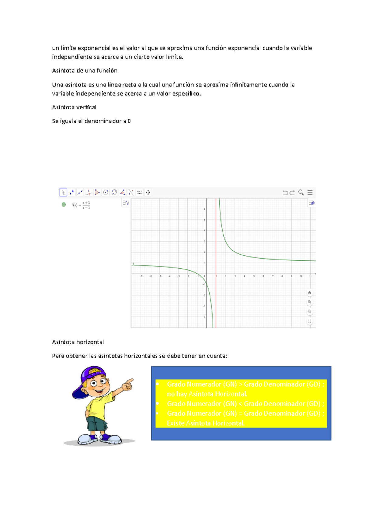 Asíntota de una función - calculo integral - UNAD - Studocu