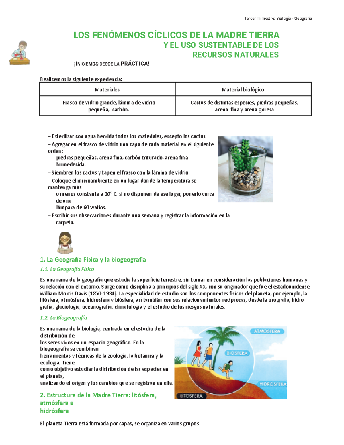 Fenomenos Ciclicos DE LA Madre Tierra 3RO DB 2023 - Tercer Trimestre ...