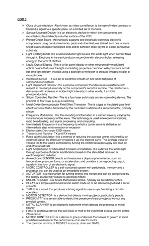 COC-2- Reviewer - COC 2- SERVICE CONSUMER ELECTRONIC PRODUCTS AND ...