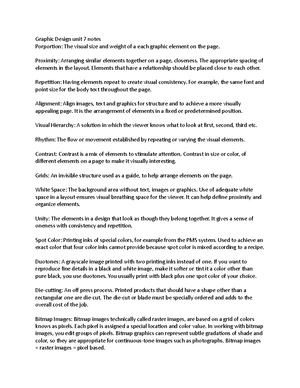 Graphic Design unit 2 notes - Graphic Design unit 2 notes Responsive ...