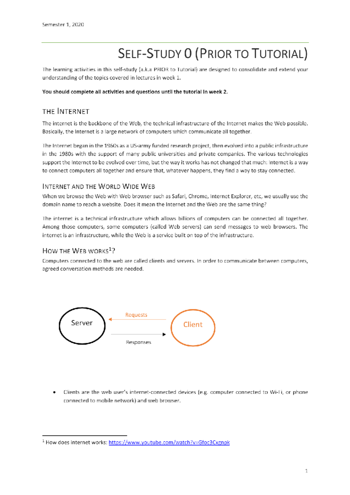 SS1 Intro to Web development - KIT502 Web Development - KIT501 - UTAS ...
