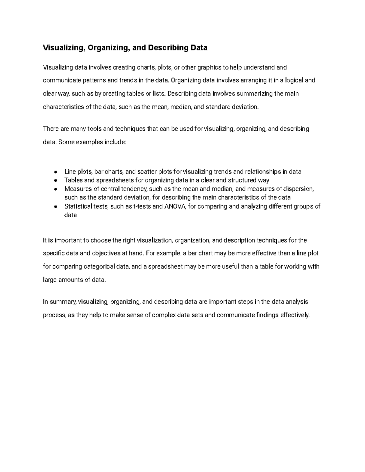 QNT Final Study Guide - Visualizing, Organizing, and Describing Data ...