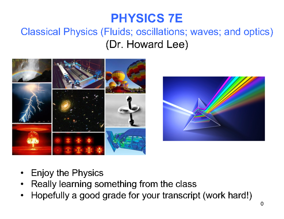 Chapter 12 Part 1 - 0 Enjoy the Physics Really learning something from ...