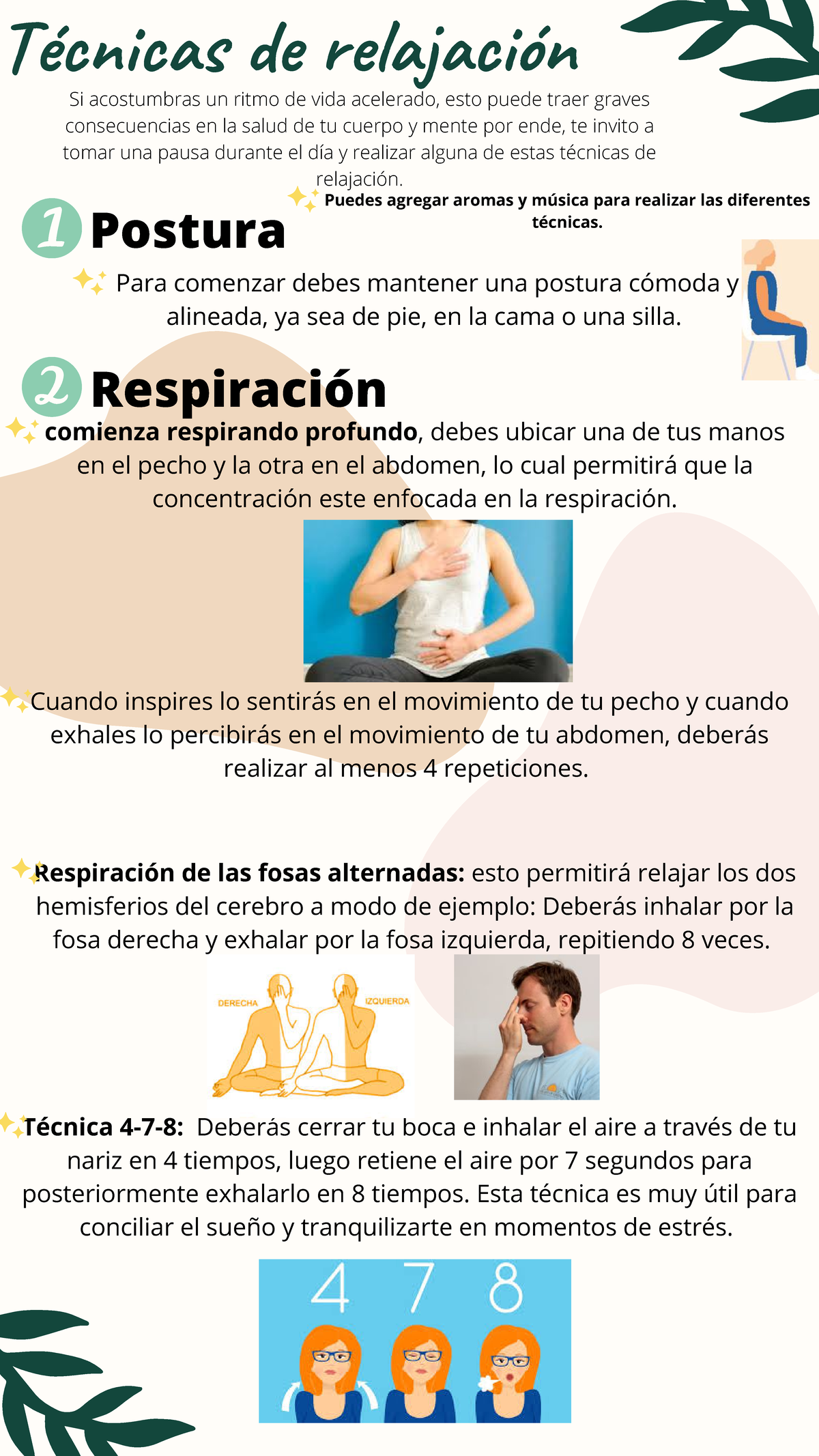 Apoyo desempeño bienestar - Relajacion - Técnica 4-7-8: Deberás cerrar ...