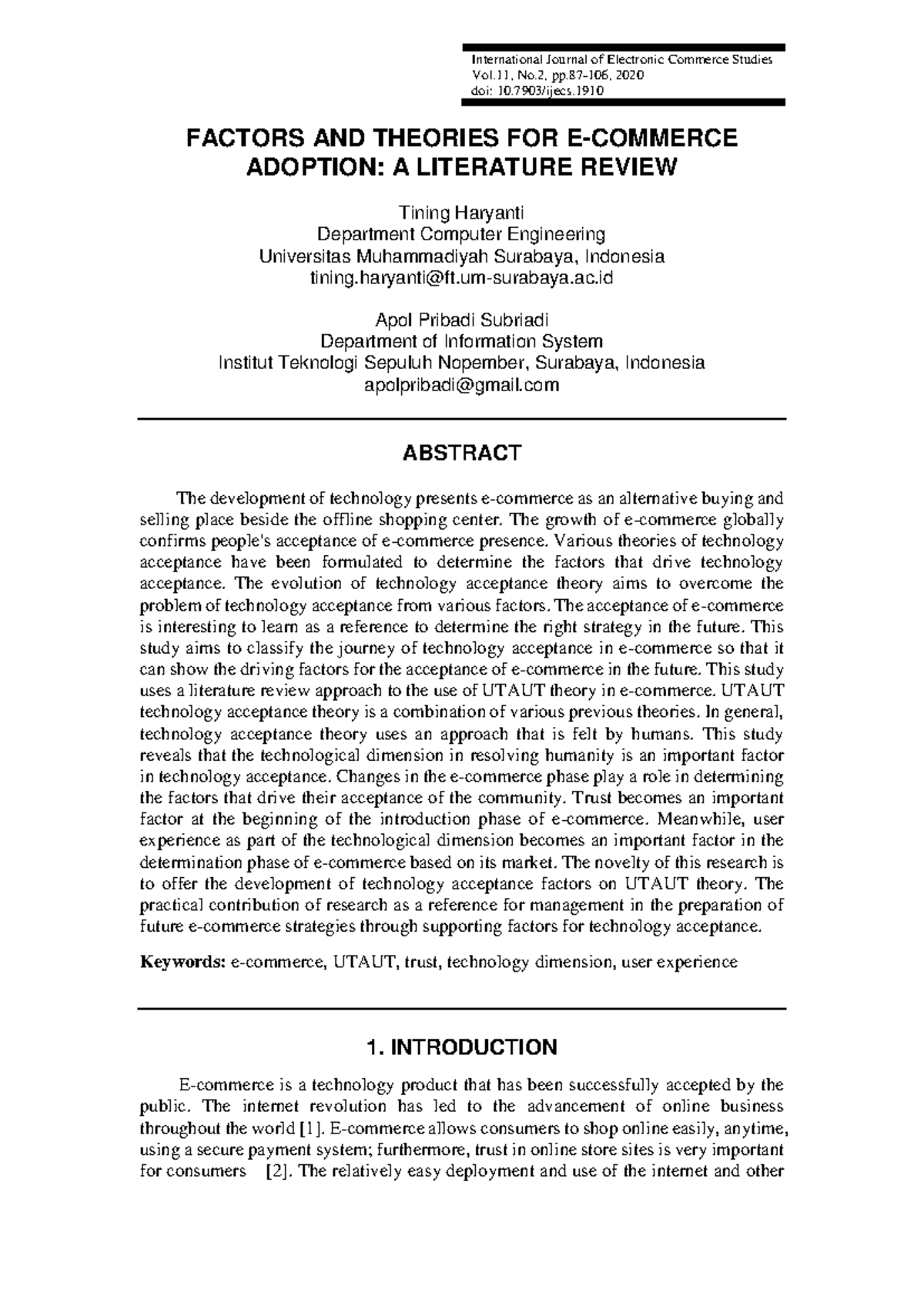 Missblue,+1910 3018 1 PB - International Journal of Electronic Commerce Studies Vol. 11 , No. 2 ...