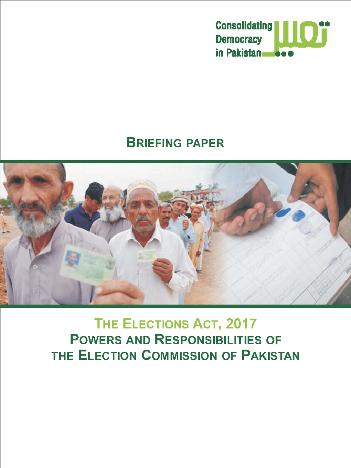 The Elections Act 2017 Powersand Responsibilitiesofthe Election ...