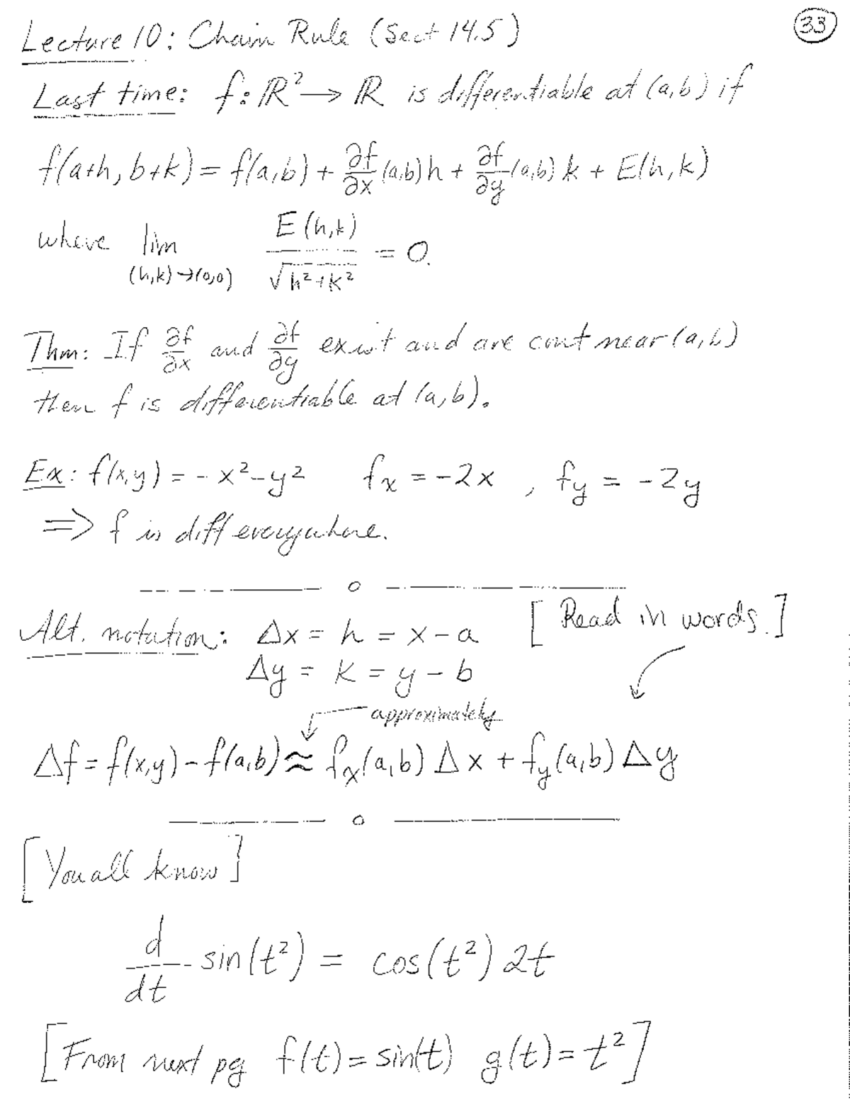 Lecture 10 - 3D functions - MATH 241 - Studocu