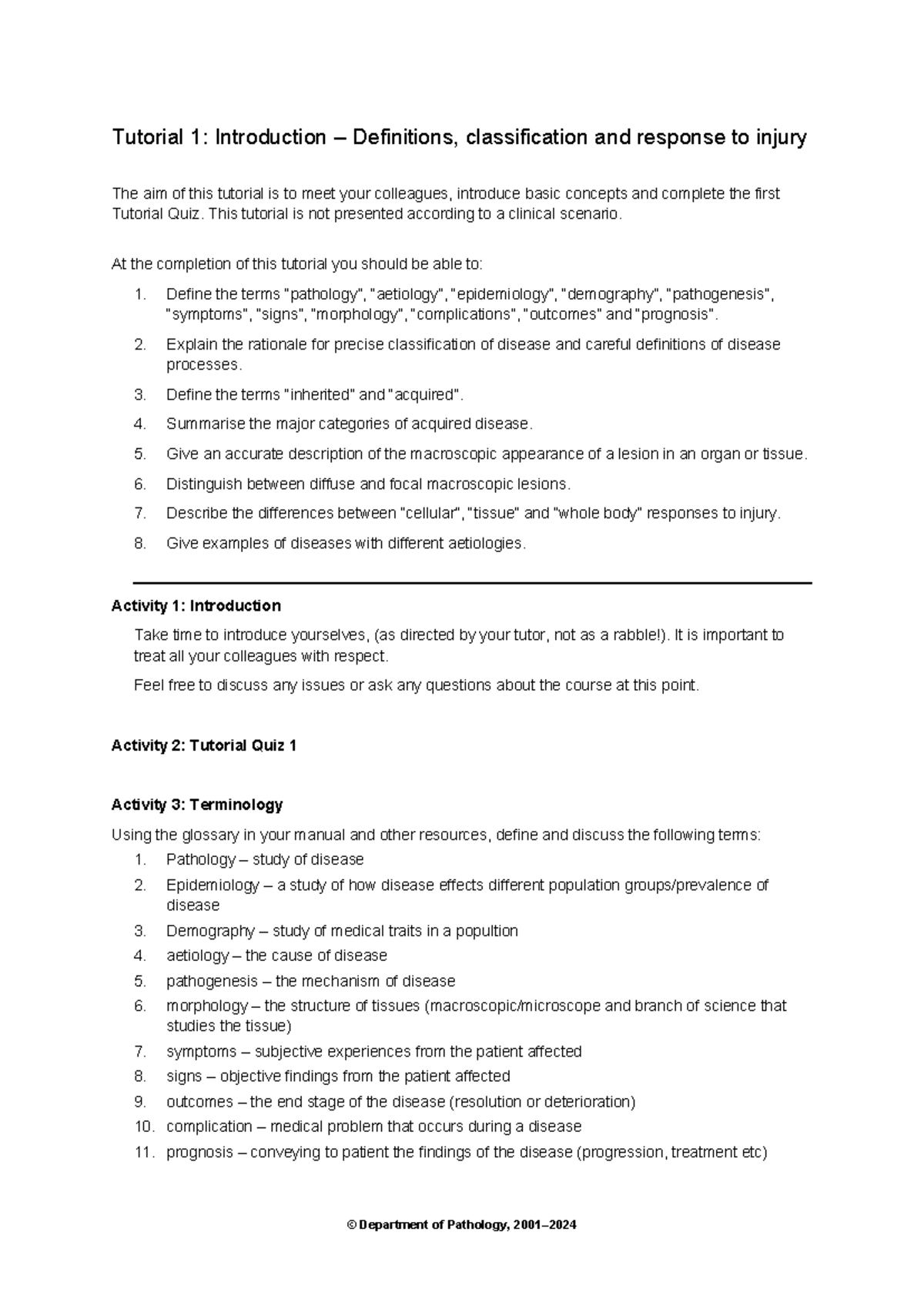Tutorial 01 - Intro - Tutorial 1: Introduction – Definitions ...