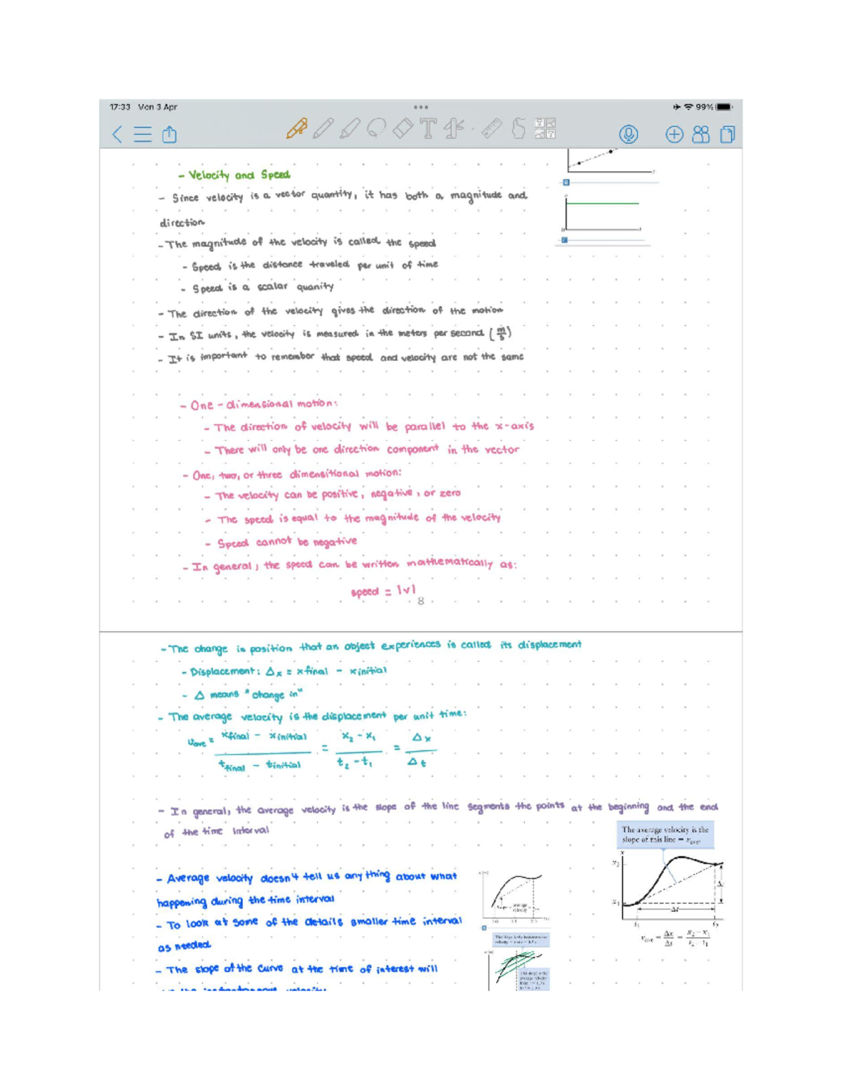 Physics 211 - Velocity and Speed, One-dimesional motion - PHYS 211 ...