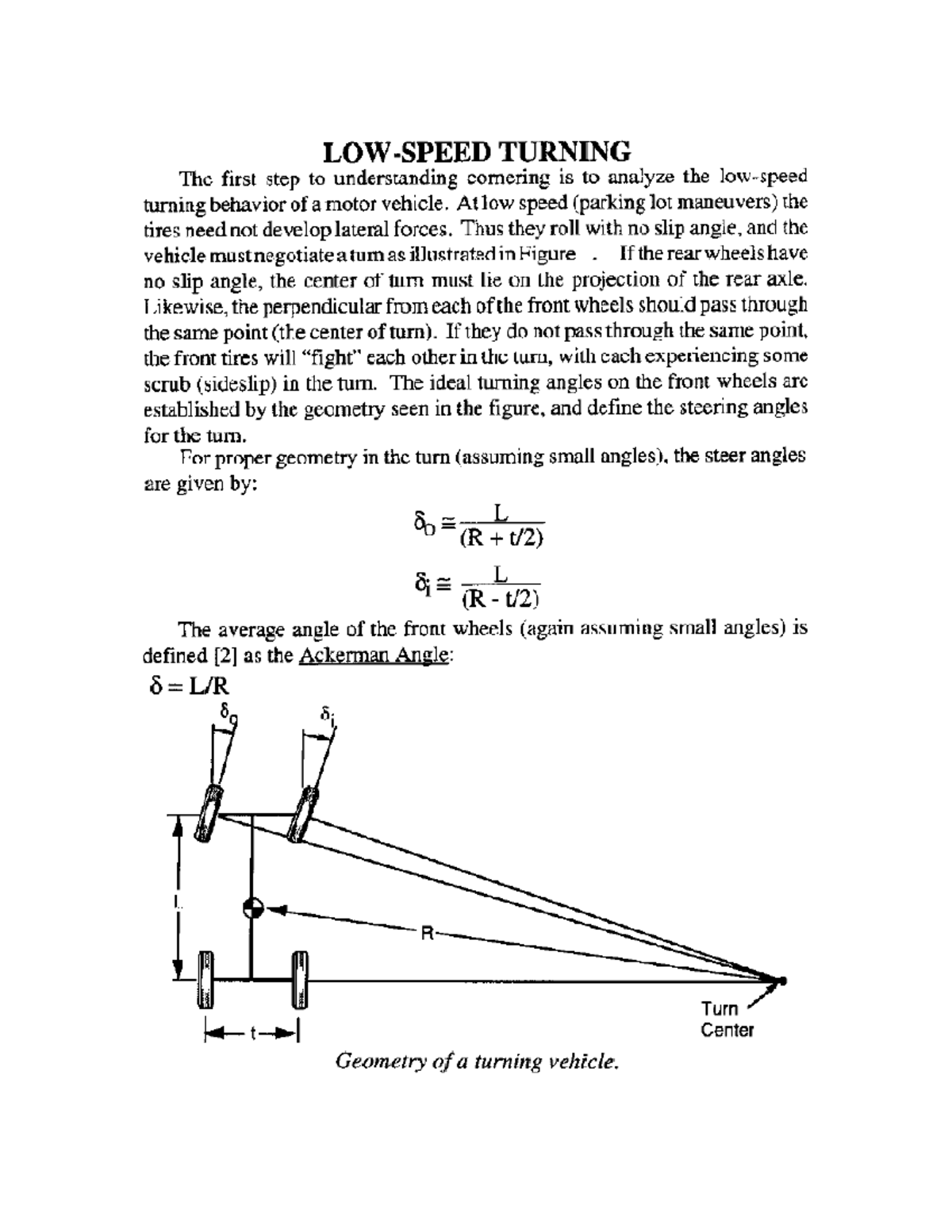 Vehicle Design Cornering - Machine Design I - f - Studocu
