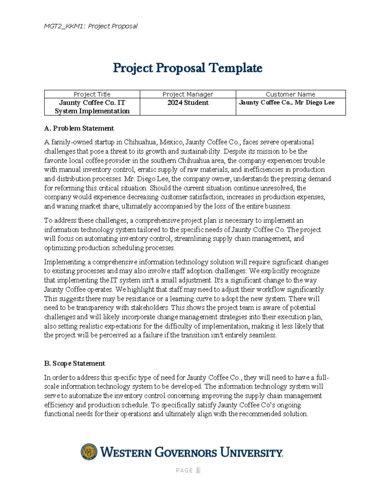 MGT2 TASK 1- Project Proposal - MGT2_KKM1: Project Proposal Project ...