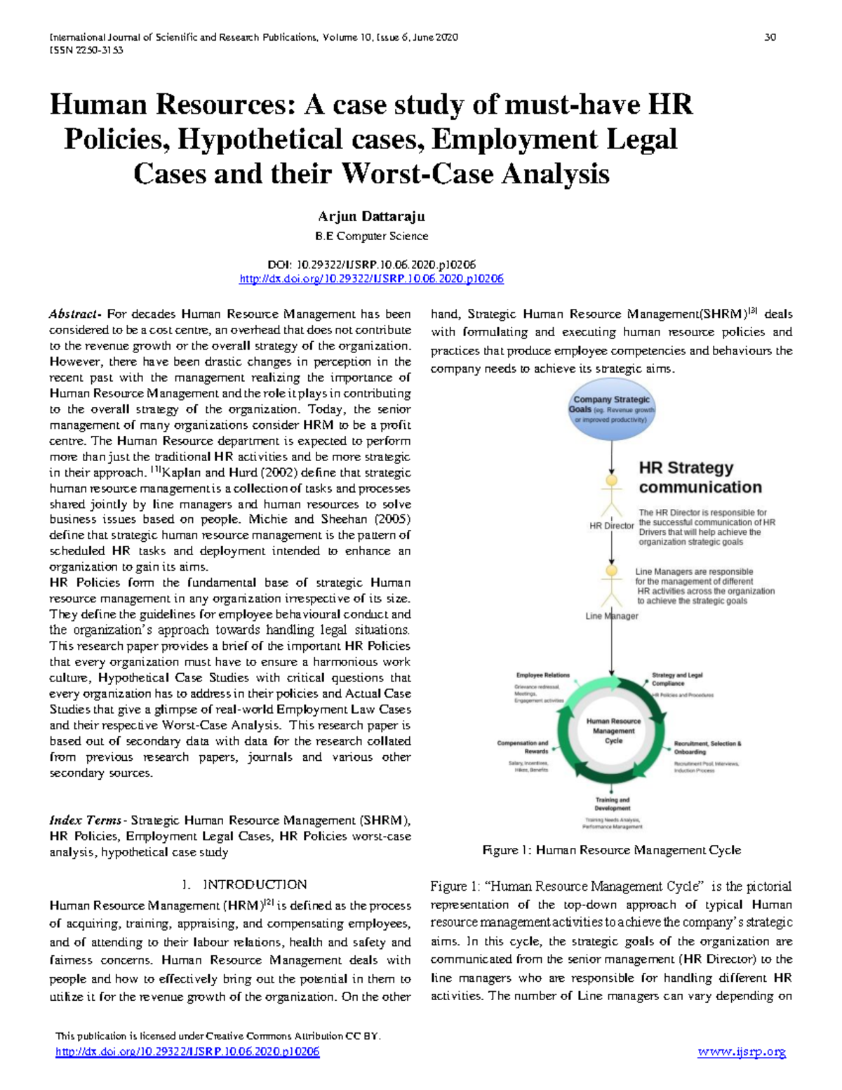 Human Resources A case study of must-have HR Polic - ISSN 2250- 3153 ...