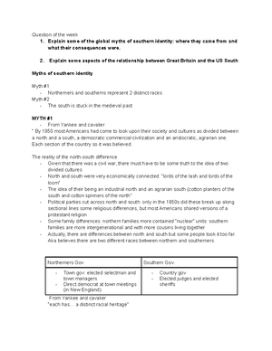 Southern Studies- the South in the World - The south in the world ...