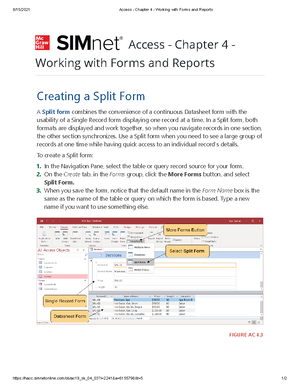 Access - Chapter 4 - using form wizard - Access - Chapter 4 - Working with Forms and Reports ...