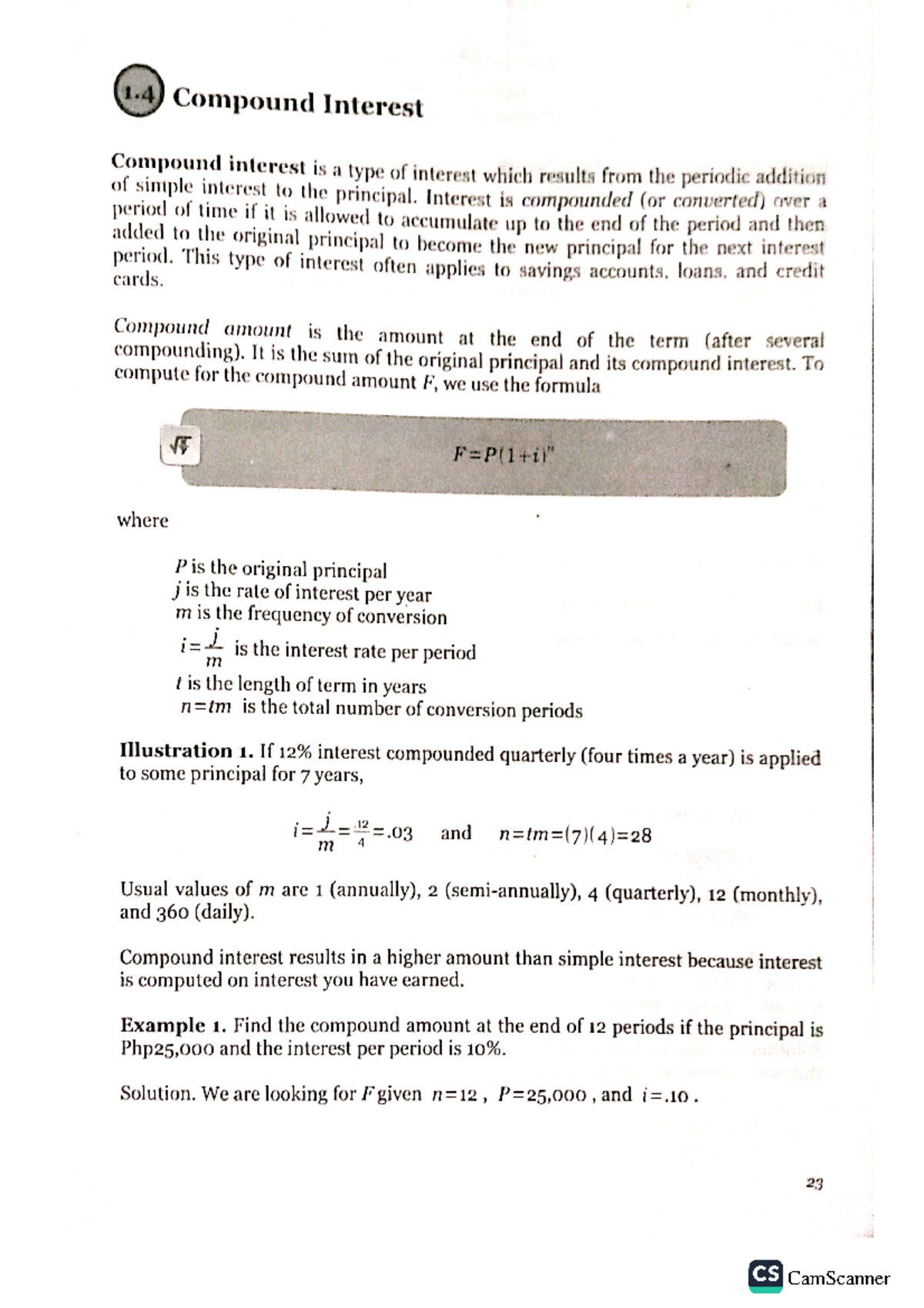 Compound Intetest (071422) - maths - Studocu
