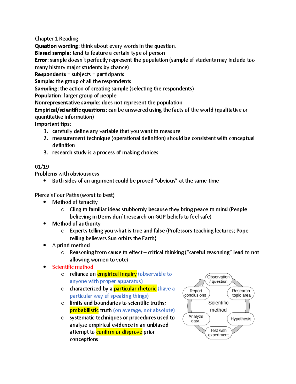 ADV 281 Notes - NOTE - Chapter 1 Reading Question wording: think about ...