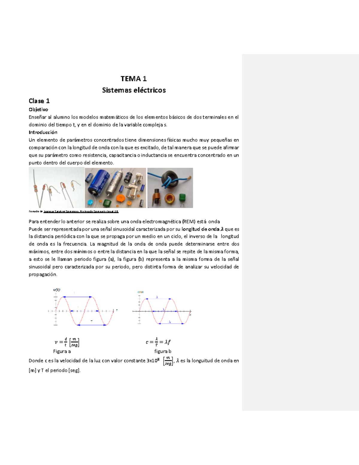T1 Leyes de Khircchoff y circuitos de párametros concentrados - Warning: TT: undefined function ...