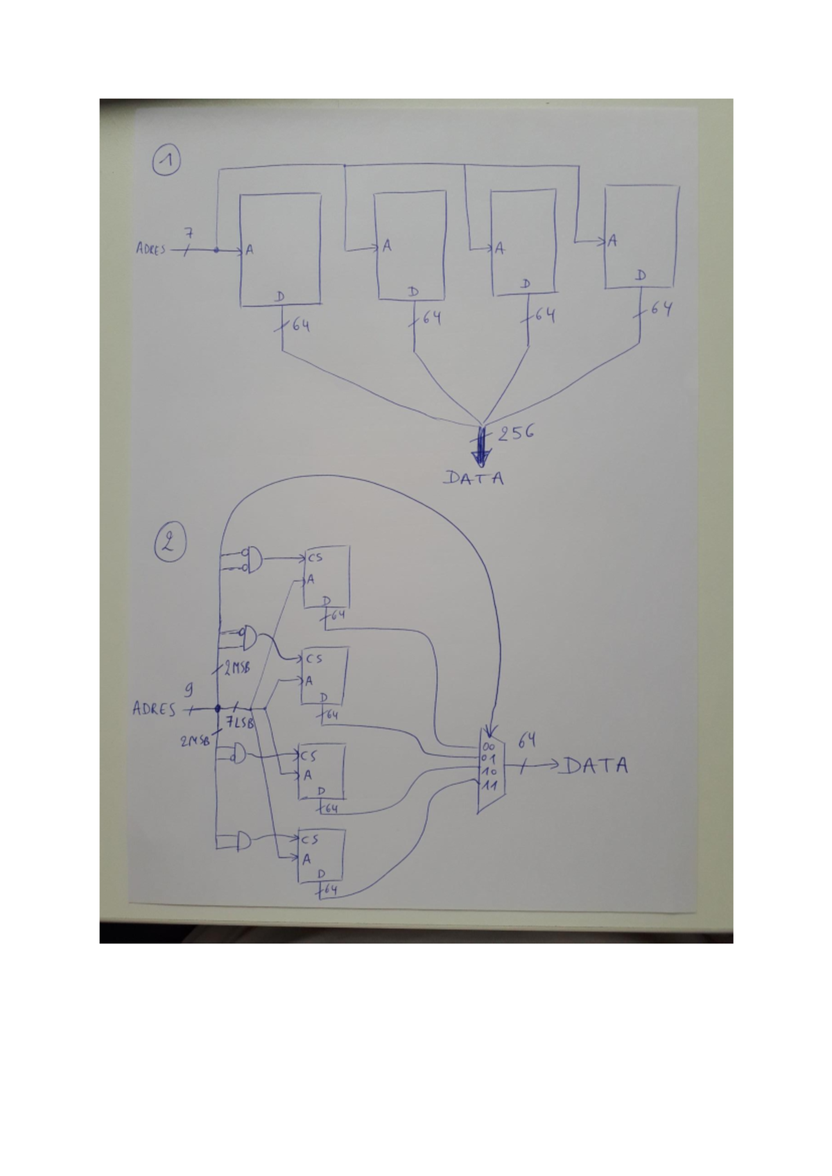 Digitale Elektronische Schakelingen Oplossingen Oefeningen Geheugens 2021 - 1 7 ADRES A A A A D ...