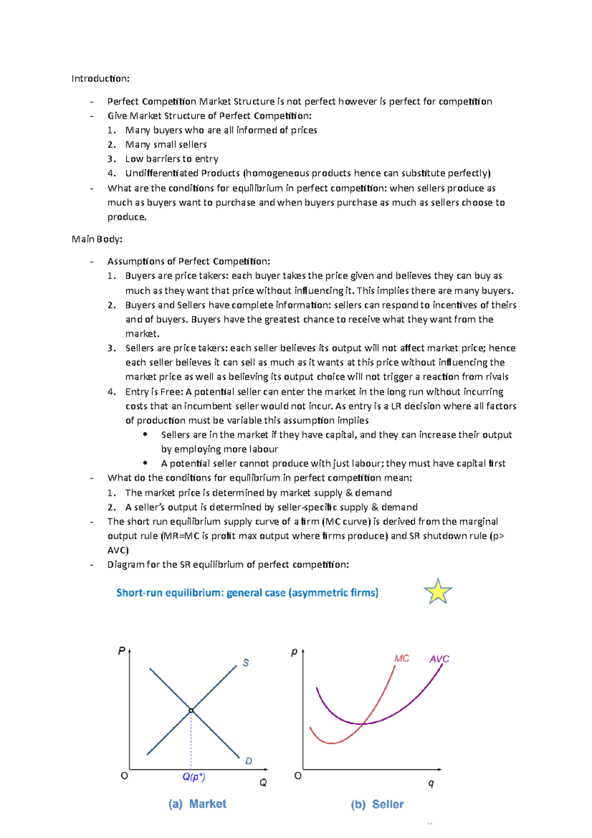 Week 14 - Perfect Competition - Introduction: Perfect Competition ...