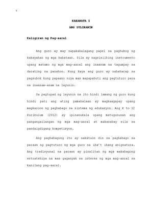 Pamantayan - RUBRIKS PARA SA MUSIKAL NA MONOLOGO PAMANTAYAN (70% ...