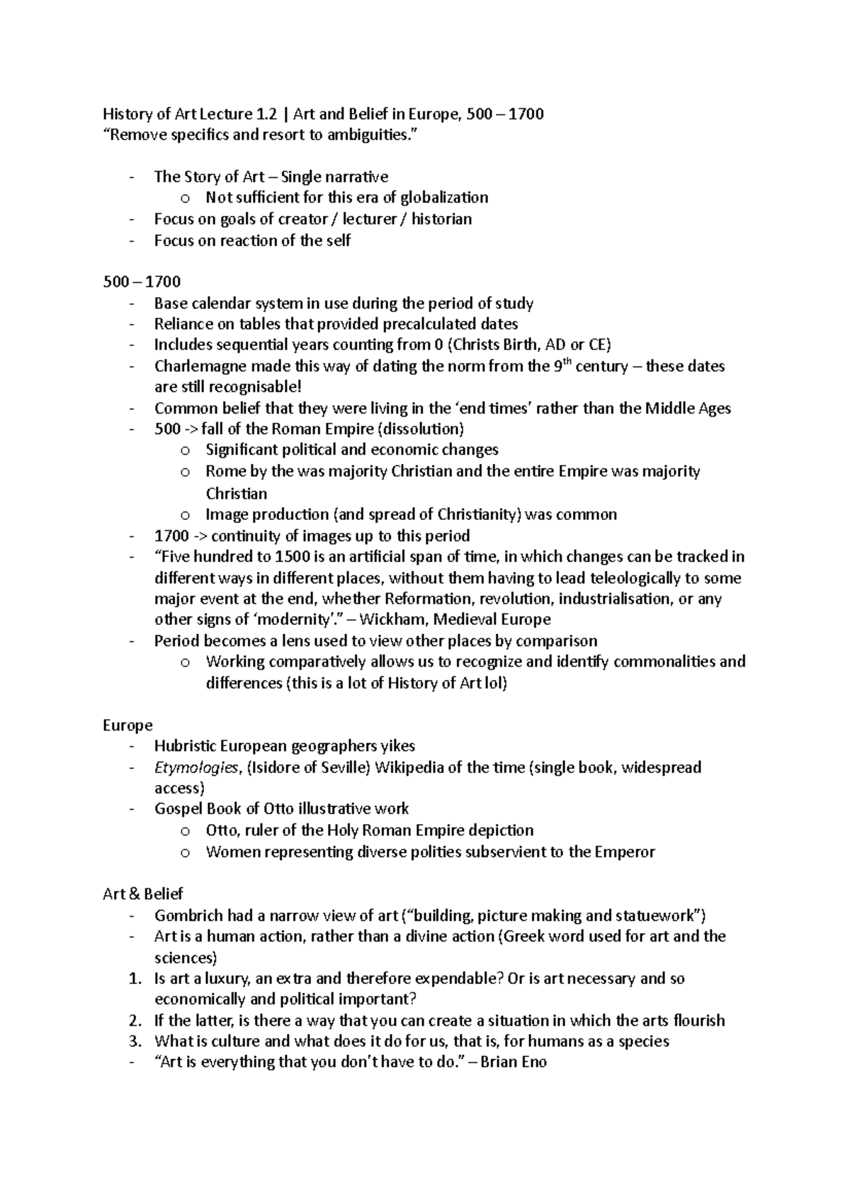 History Of Art Lectures at Alexis Hoff blog