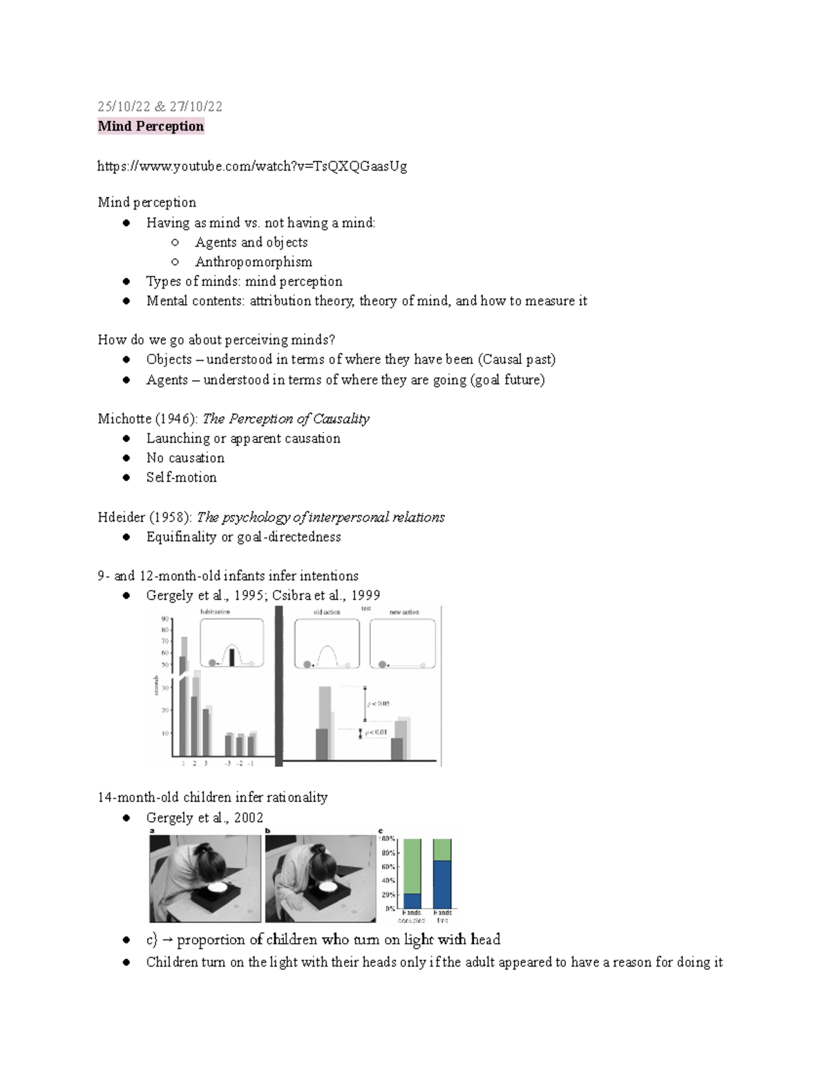 Social psychology #4 - Andrea Heberlein - 25/10/22 & 27/10/ Mind ...