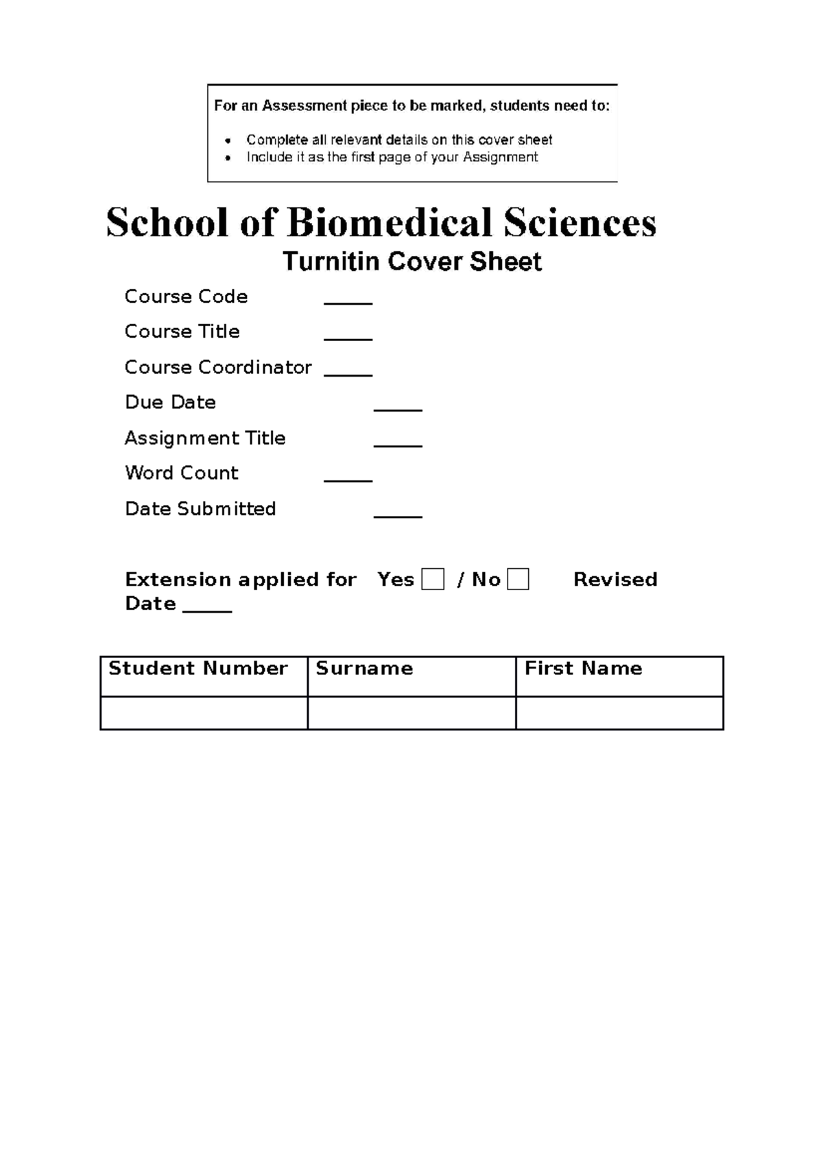 AP Report Template - Course Code Course Title Course Coordinator Due ...