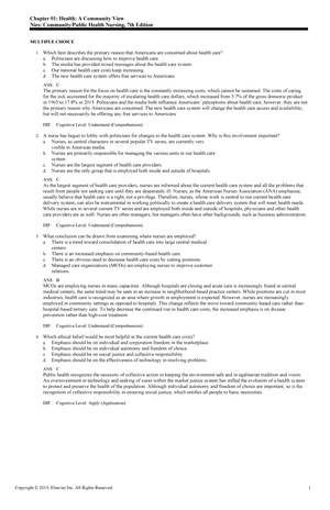 Community Exam 2 - Exam 2 notes from lecture and practice questions ...