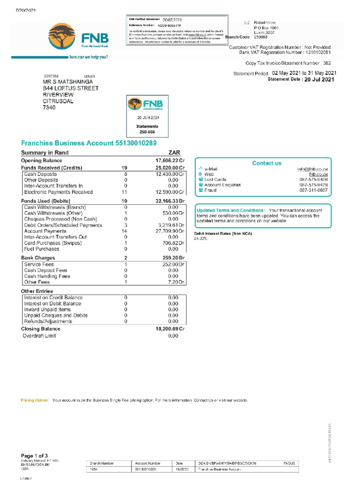 Matshainga fnb - 123456789 - 7/20/ online/jmrav/emwi/#p=2 1/ 7/20 ...