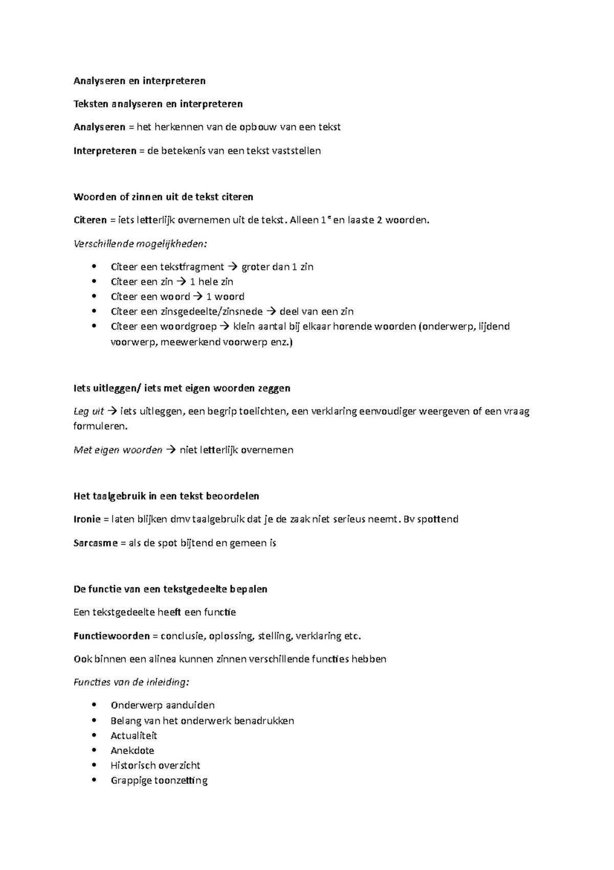 Nederlands Analyseren en interpreteren - Analyseren en interpreteren ...
