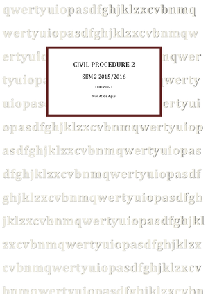 Costs (civil procedure II) - Always asks for costs, it is a ...